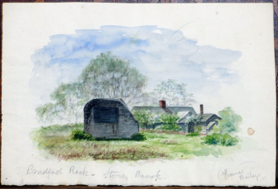 Bradford Rock - Stoney Brook & Thomas Bailey's House