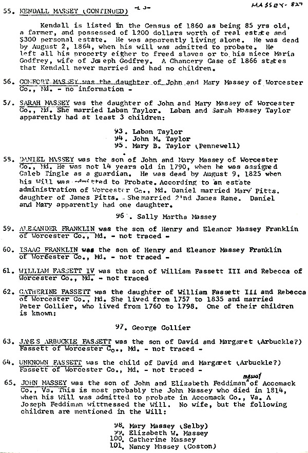 Massey Data Bank Volume IV index