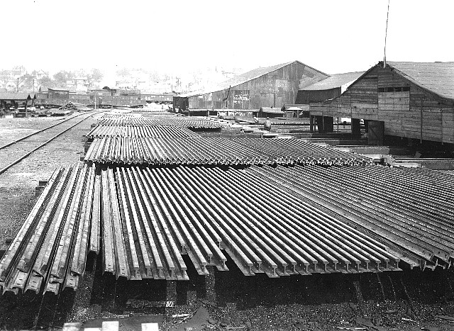 Loading yard from the West - Overall View