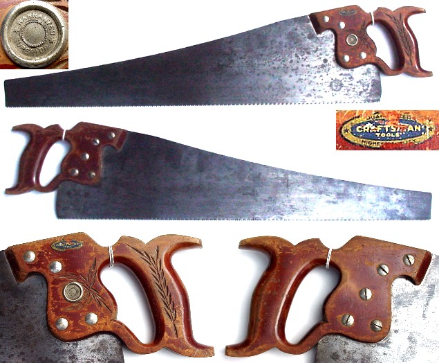 Crosscut Saw - Made by Disston for Sears, Roebuck's Craftsman line.