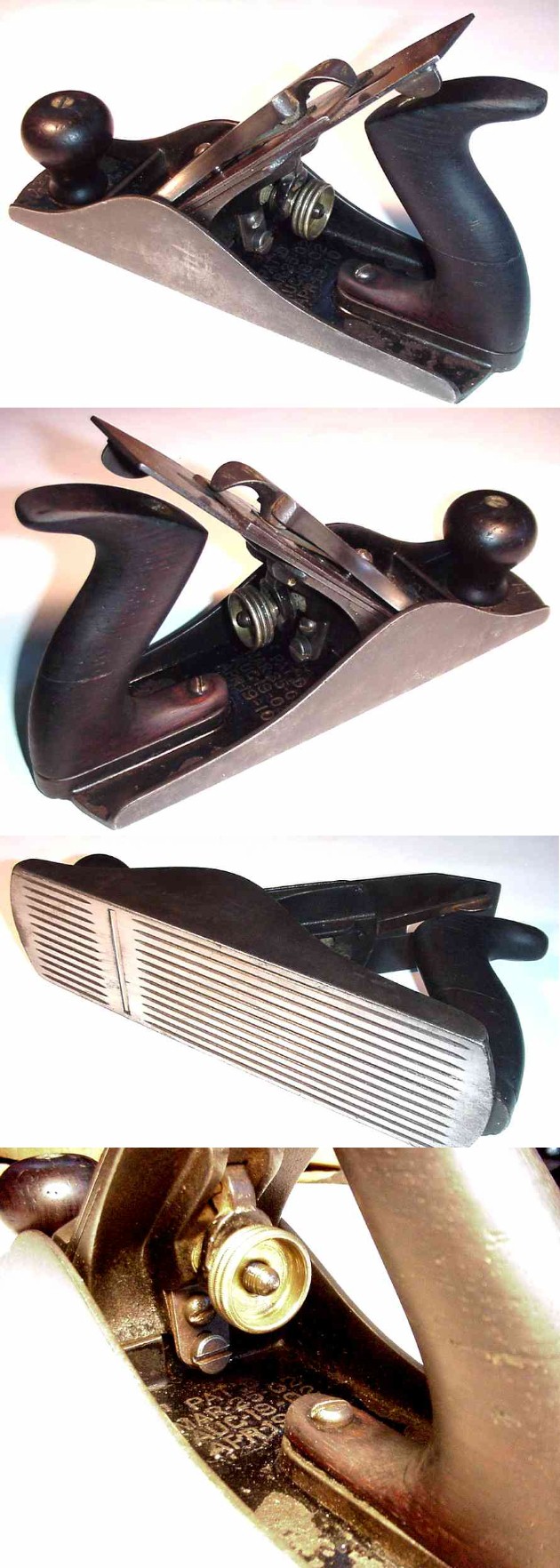 Stanley Bailey No. 4-1/2C, tote cracked but sound metal