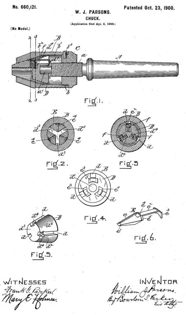Chuck patents